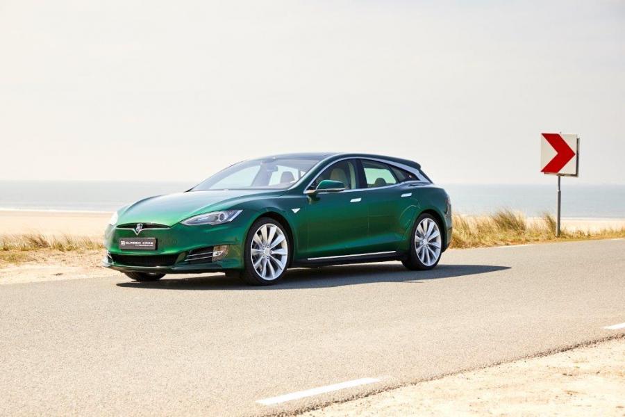Tesla Model S B: El sedán eléctrico convertido en una elegante y ...