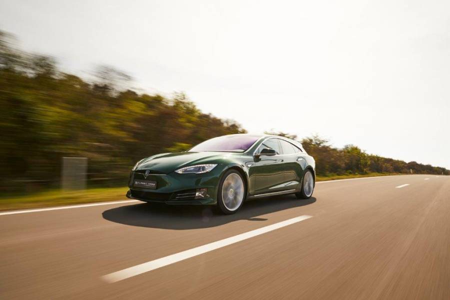 Tesla Model S B: El sedán eléctrico convertido en una elegante y ...