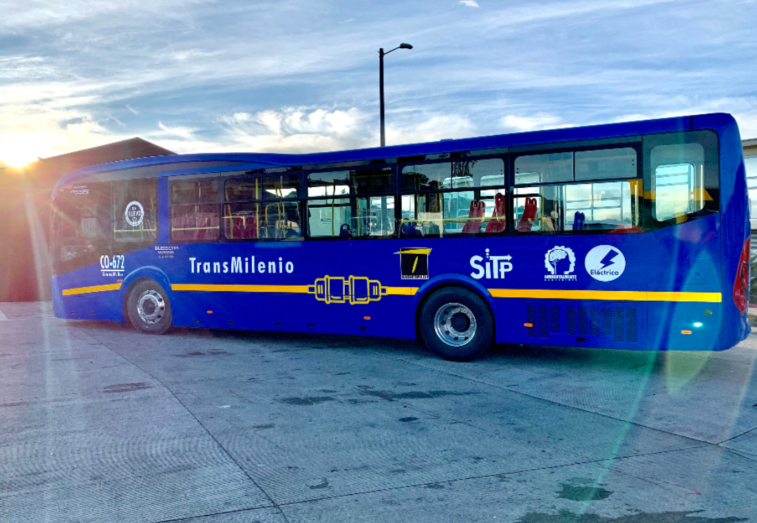 ¡Por fin! Ya está en Bogotá el primer bus eléctrico que se incorpora al ...