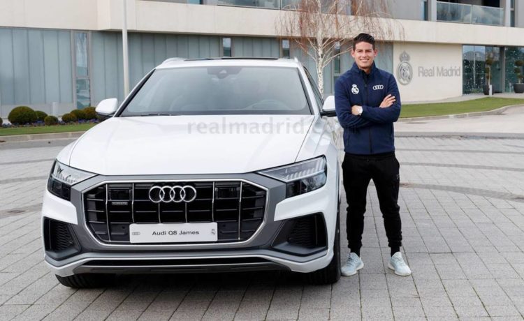 La camioneta Audi Q8 que el Real Madrid le regaló a James Rodríguez