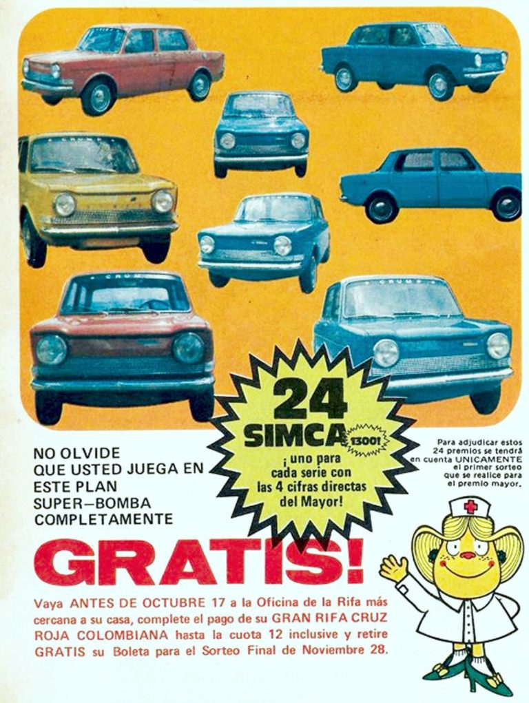 El Simca 1000 fue el primer carro de alto impacto publicitario en Colombia