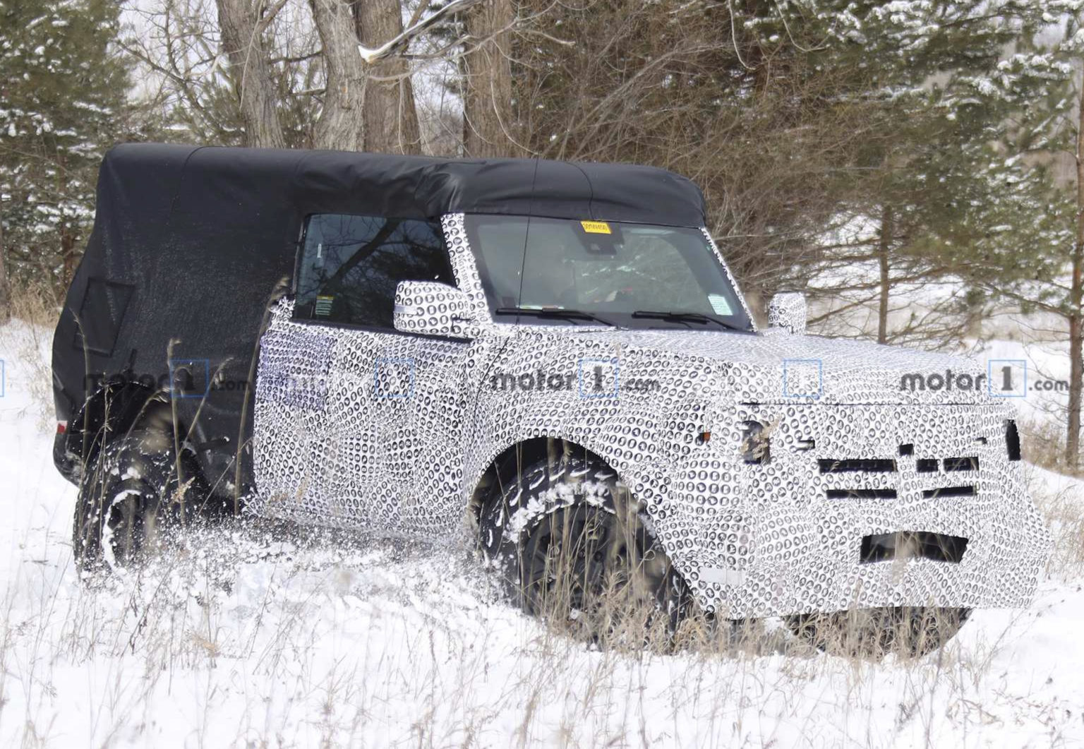Fotos espía: El Ford Bronco 2021 aparece por primera vez en su versión ...