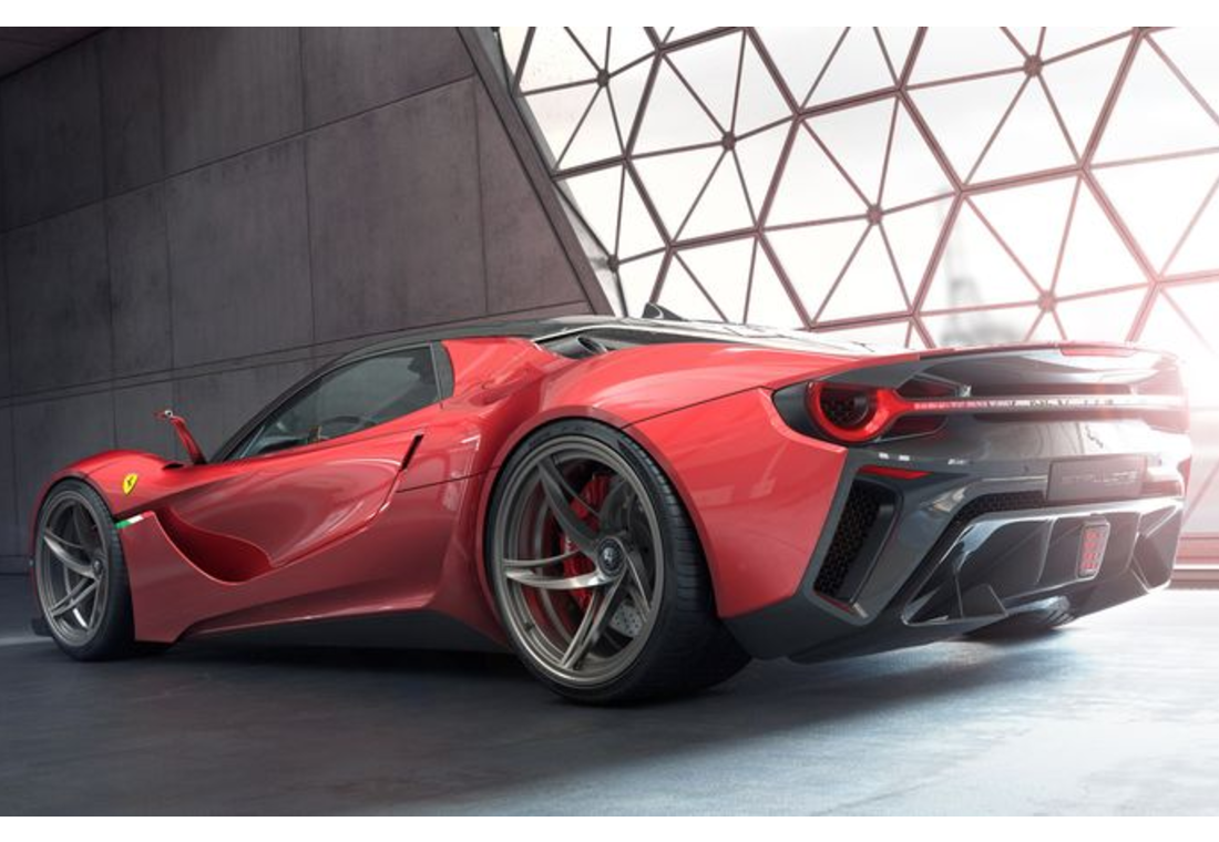 Ferrari Stallone: un concepto que mezcla lo mejor del 250 GTO y el F40