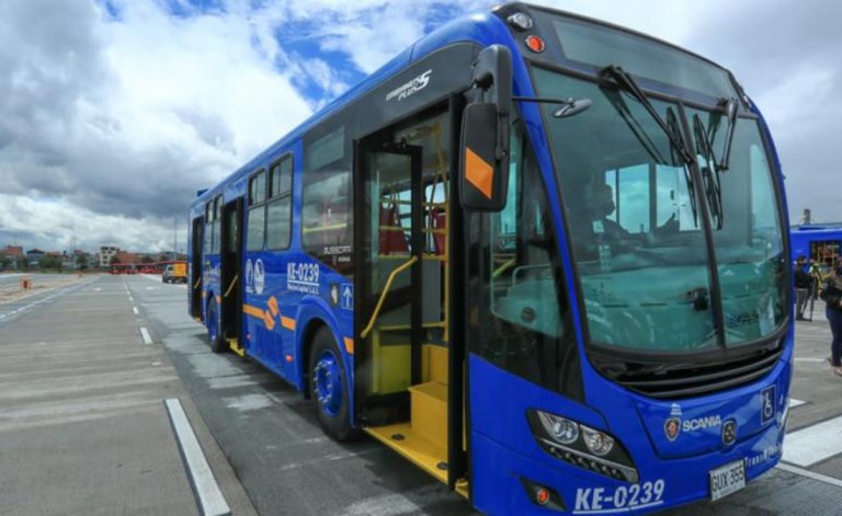 Bogotá renovó la flota del SITP con 64 nuevos buses a gas natural