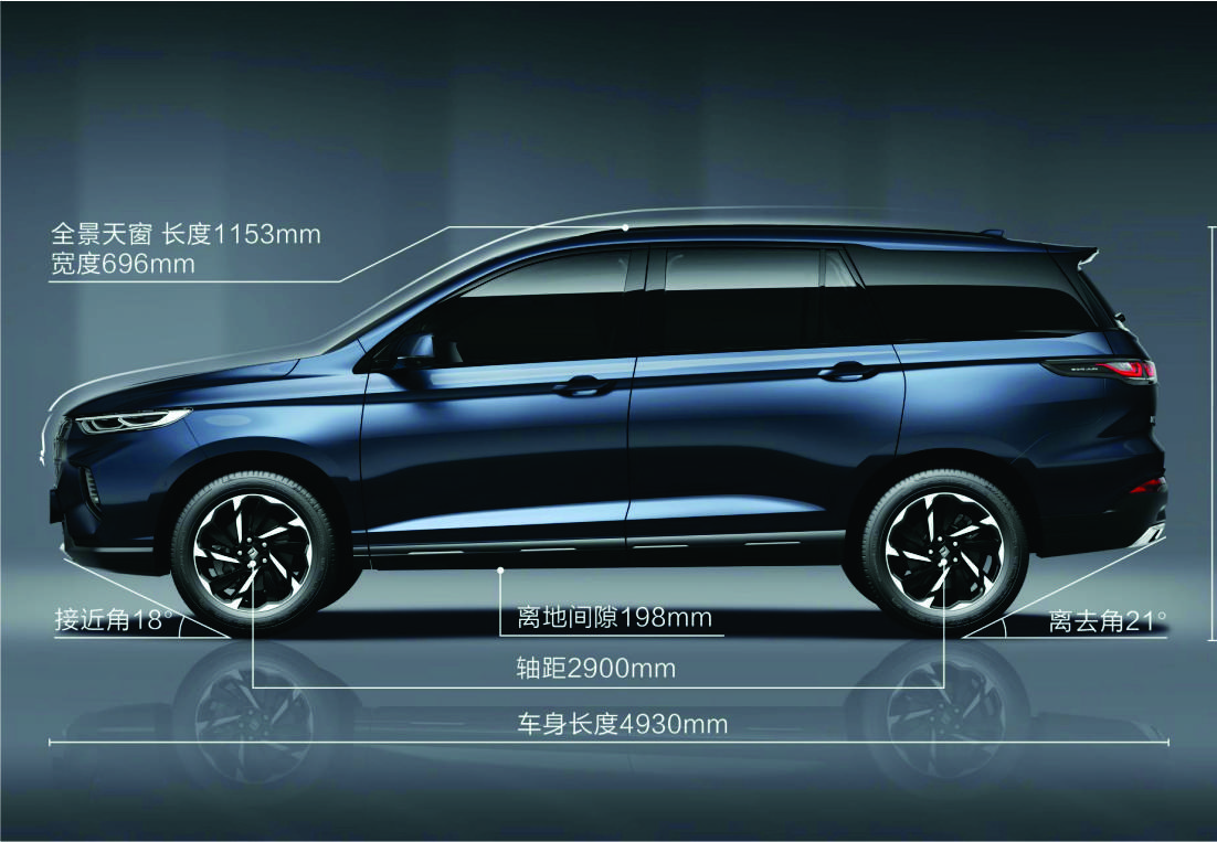 Baojun RS-7: Se revela el SUV más grande que GM venderá en China