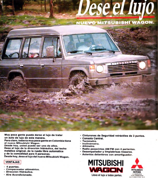 "Salvaje y civilizado" (1989): el Mitsubishi Montero nacional mostró su ...
