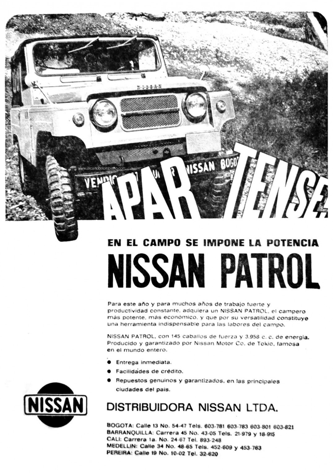 Nissan Patrol G60 y su historia en Colombia a través de la publicidad ...