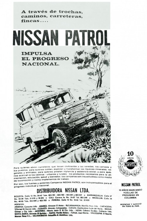 Nissan Patrol G60 y su historia en Colombia a través de la publicidad ...