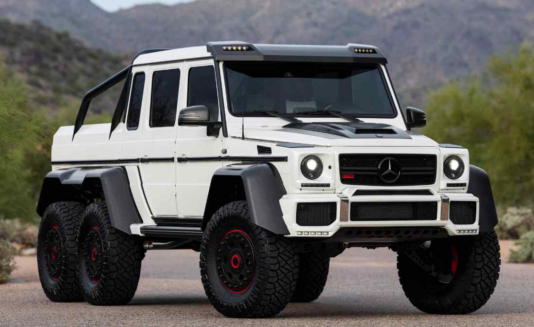 Este Mercedes G63 6×6 se subasta, y es tan extravagante como su precio