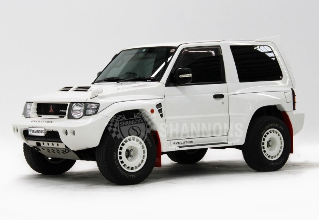Mitsubishi Montero Evolution de 1997 ganador de Rally, ¡esta a la venta!