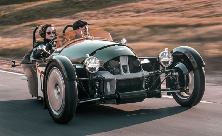 Morgan Super 3 con motor Ford, transmisión Mazda y tres ruedas