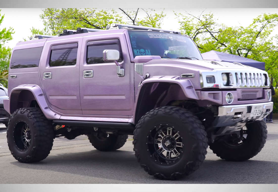 Las Hummer más estrambóticas que se hayan visto, desfilaron en EE.UU