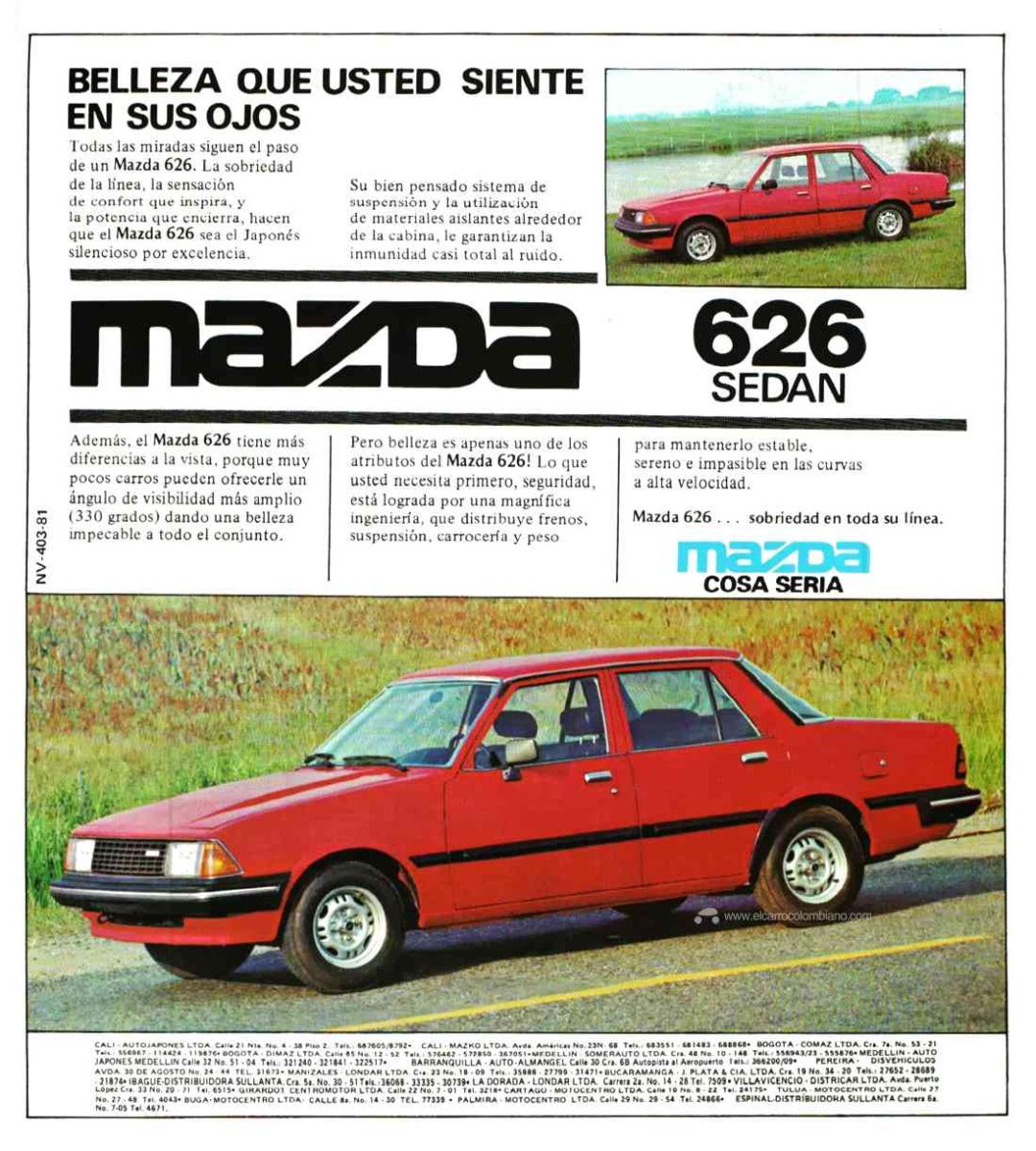 Así fue como Colombia conoció a Mazda: "Dele un vistazo" (1980)