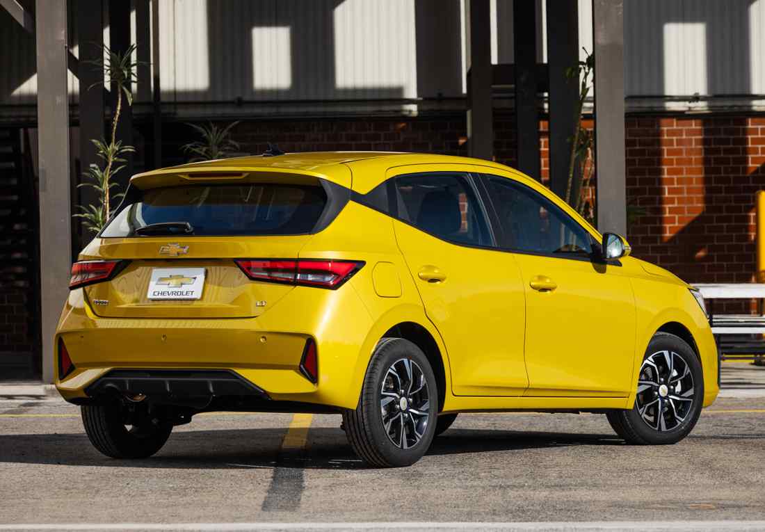 Chevrolet Aveo Hatchback 2024 es el nuevo carro popular para América Latina