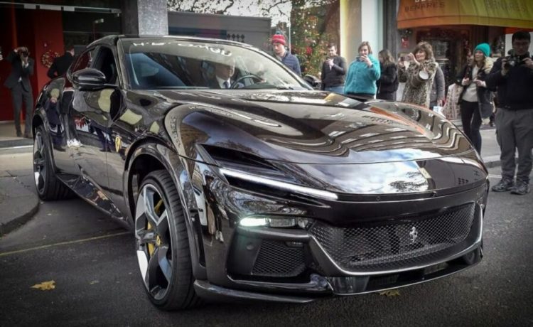 Así se ve el Ferrari Purosangue en la vida real: primeras fotos tomadas ...