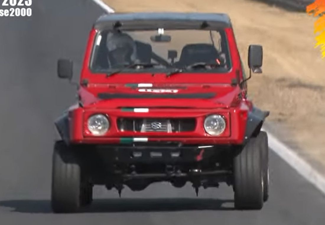 Suzuki Samurai se convirtió en un 'salvaje' auto de pista y dejó a ...