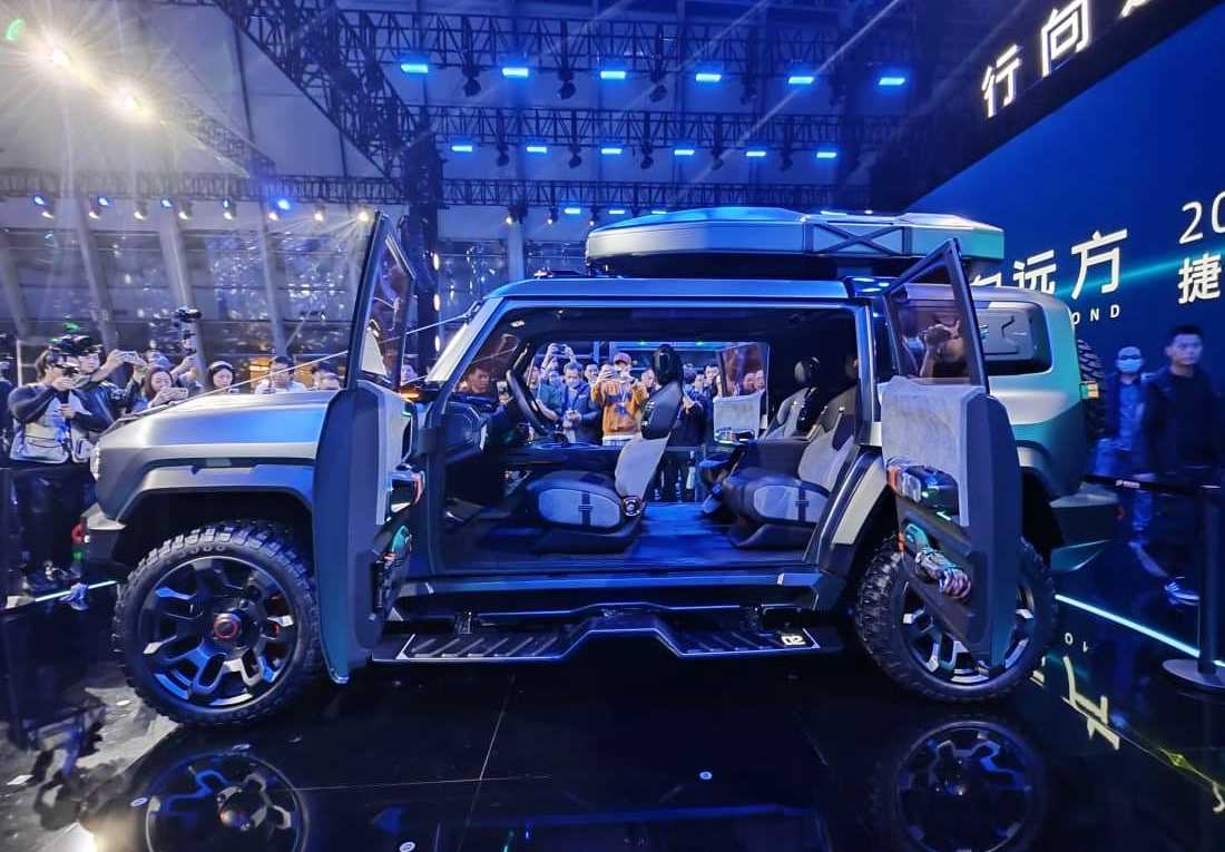 Jetour T-3 es un nuevo todoterreno eléctrico de 1.300 hp, con Hummer en ...