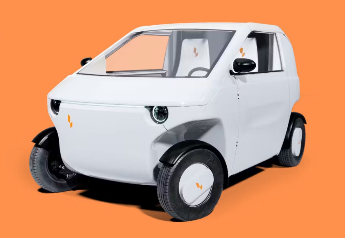 Luvly 0 es un nuevo mini auto eléctrico que llega a domicilio y se arma ...