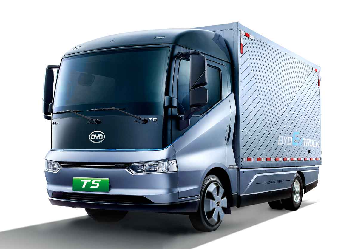 BYD anuncia tres nuevos camiones eléctricos de carga para Colombia