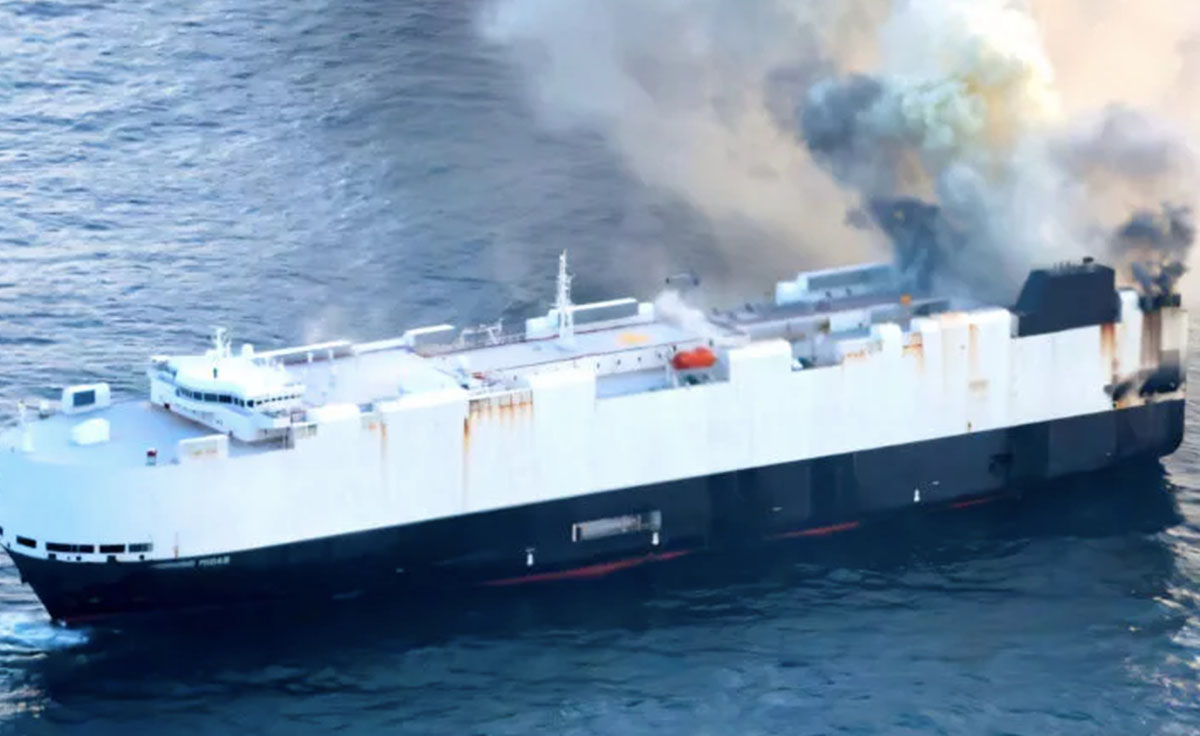 Estas fueron las marcas de carros afectadas en el incendio del buque ...