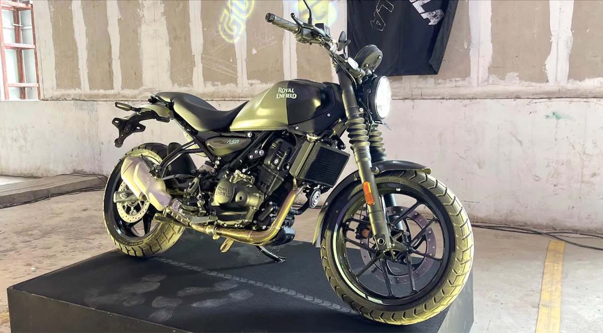 Royal Enfield Guerrilla 450, así es la moto camuflada y con gran ...